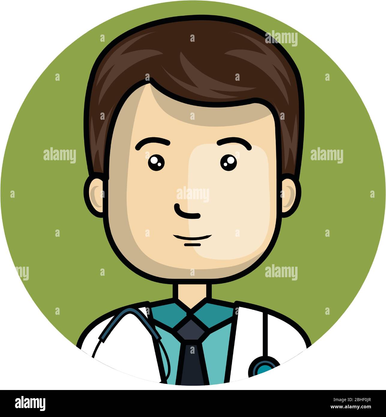 Health doctor apron Stock Vector Images - Alamy