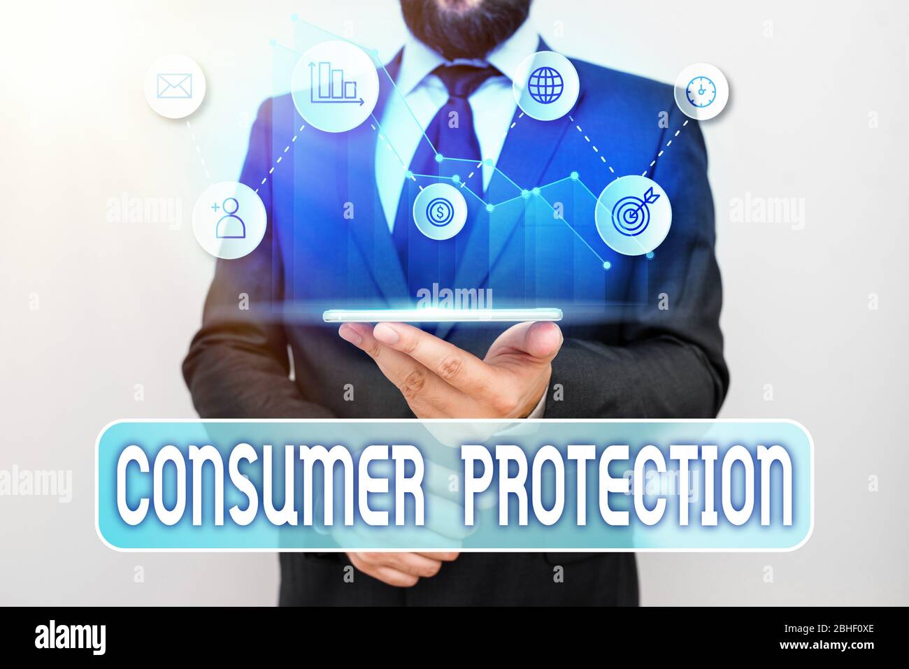 Writing note showing Consumer Protection. Business concept for Fair ...