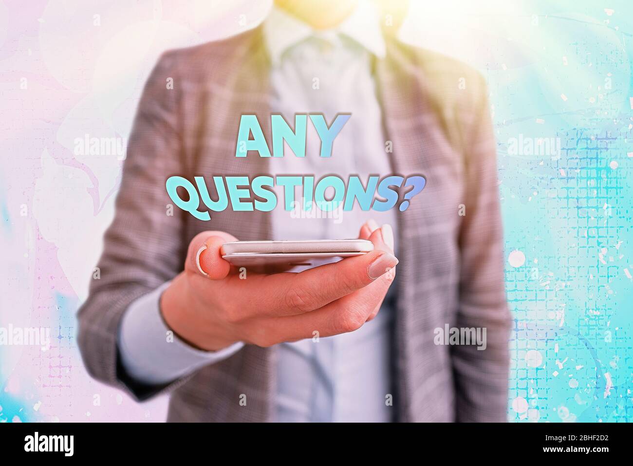 Conceptual hand writing showing Any Questions Question. Concept meaning ...