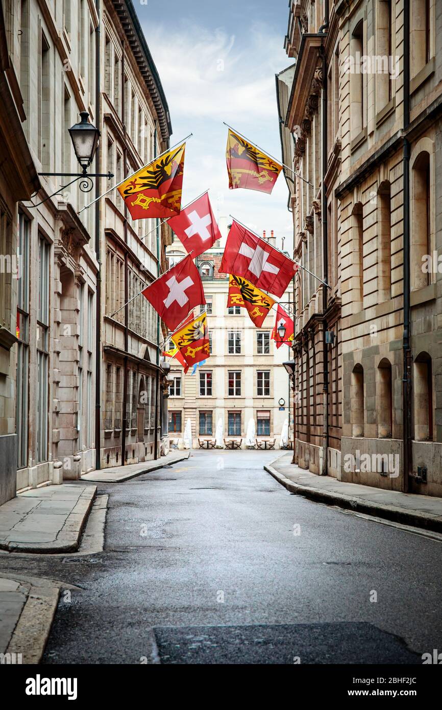 Traditional architecture geneva in hi-res stock photography and images ...