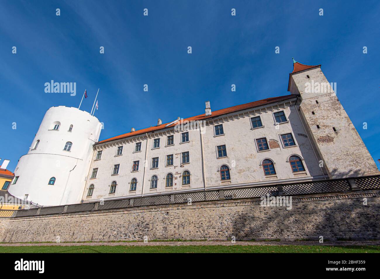 Rigas skyline president castle hi-res stock photography and images - Alamy