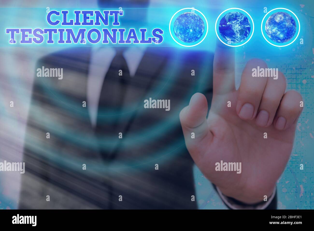 Word writing text Client Testimonials. Business photo showcasing ...