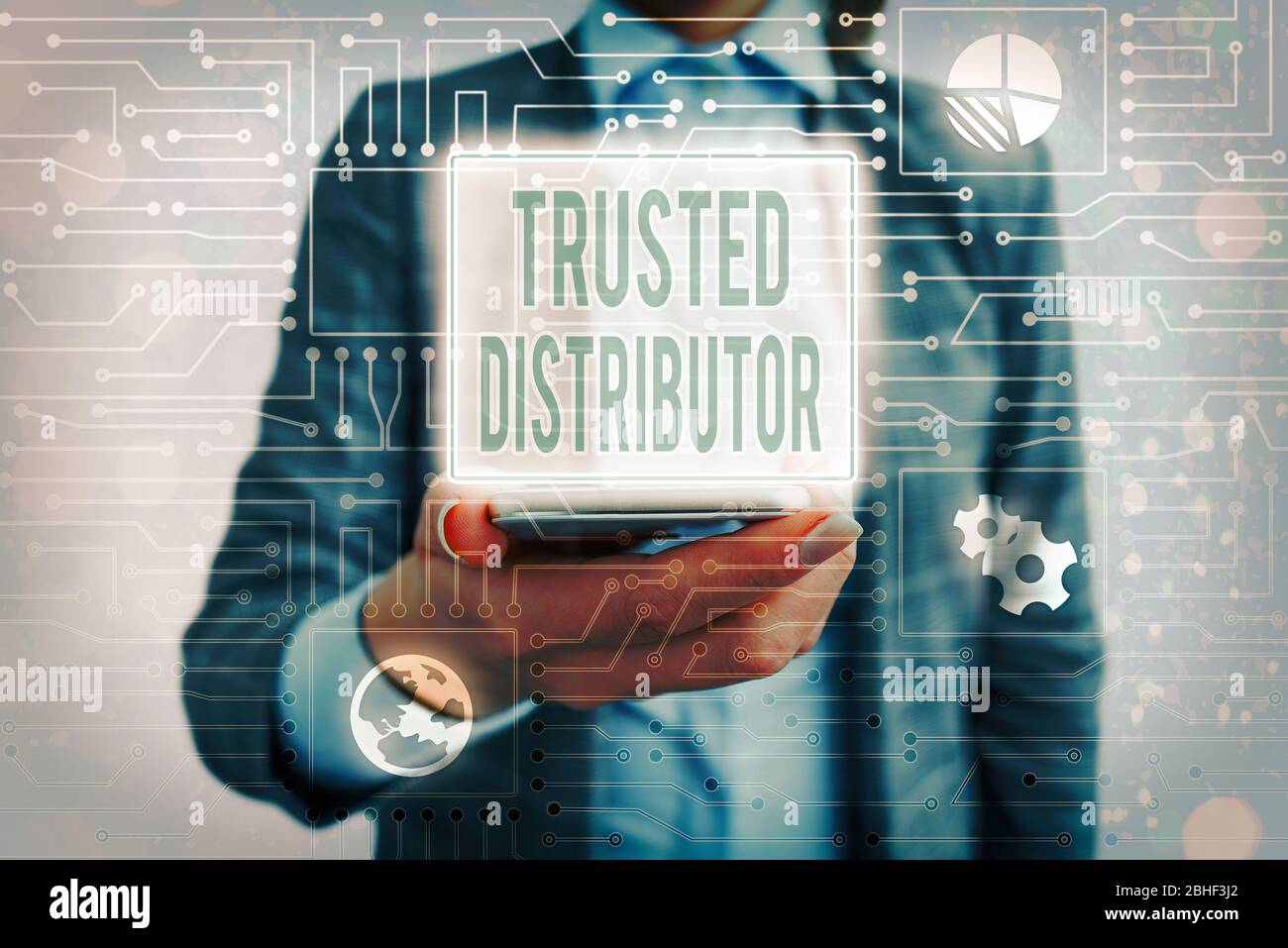 Conceptual hand writing showing Trusted Distributor. Concept meaning ... Conceptual hand writing showing Trusted Distributor. Concept meaning ...