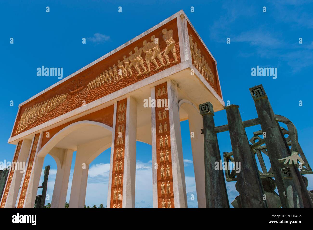 The Door of No Return monument in Ouidah, Benin Stock Photo - Alamy