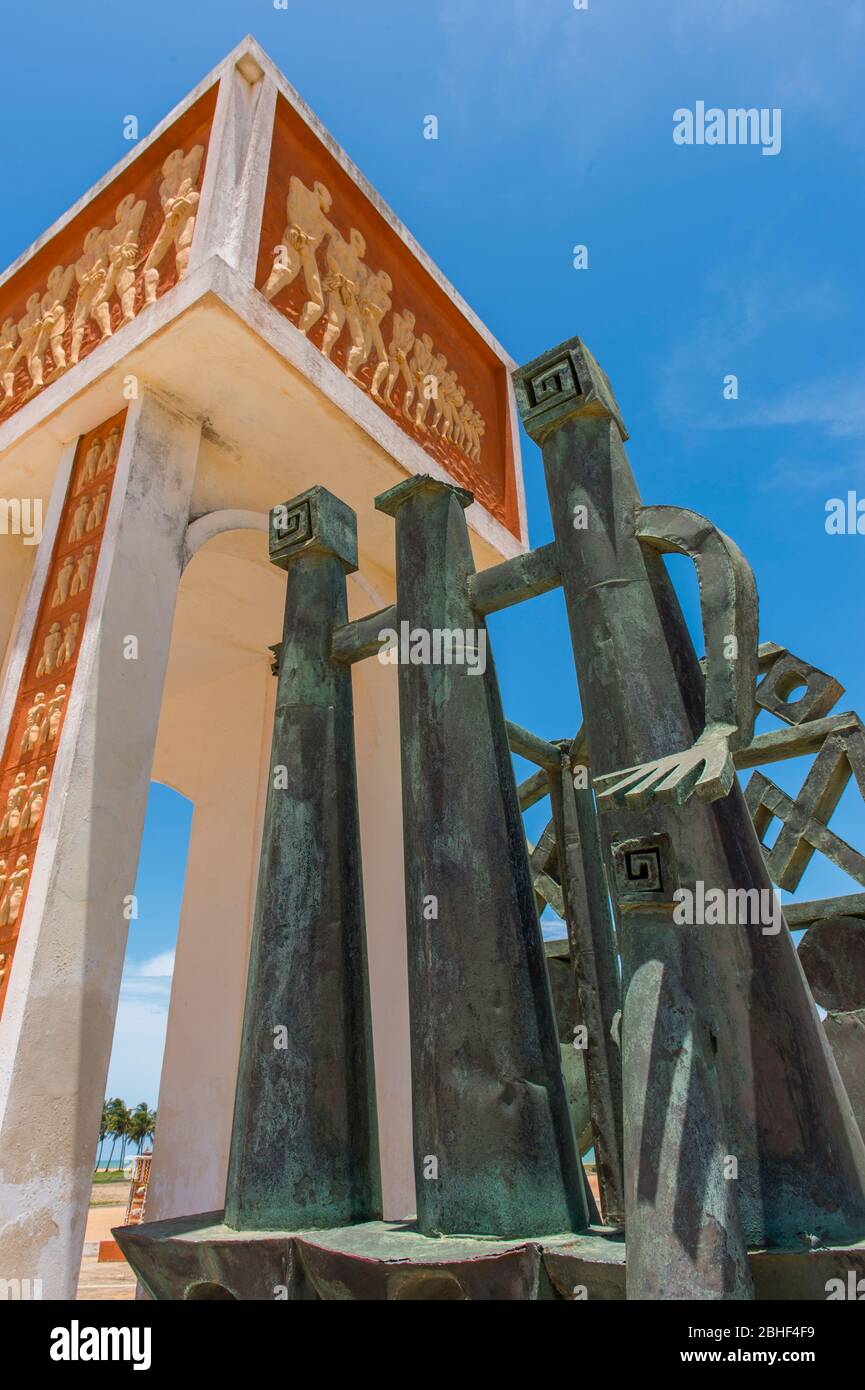 The Door of No Return monument in Ouidah, Benin Stock Photo - Alamy