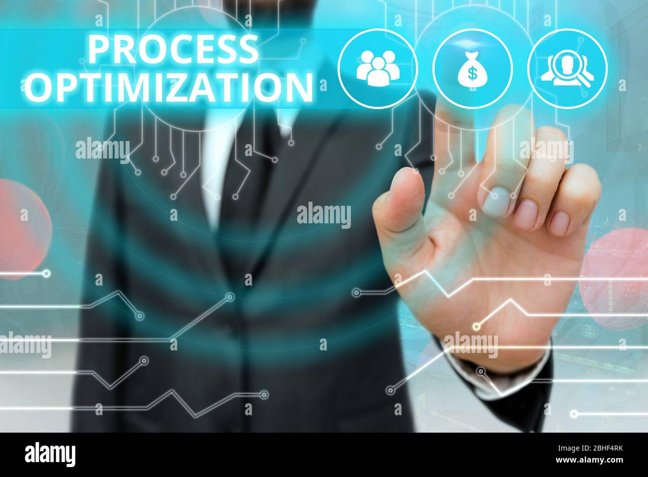 Writing note showing Process Optimization. Business concept for Improve ...
