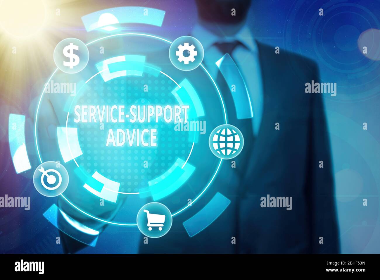 Conceptual hand writing showing Service Support Advice. Concept meaning ...