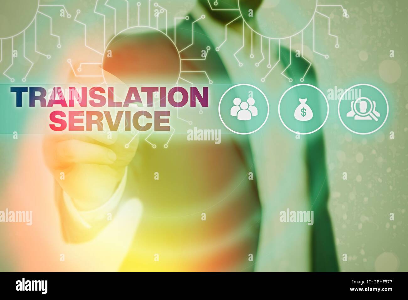 Handwriting text Translation Service. Conceptual photo the Equivalent ...