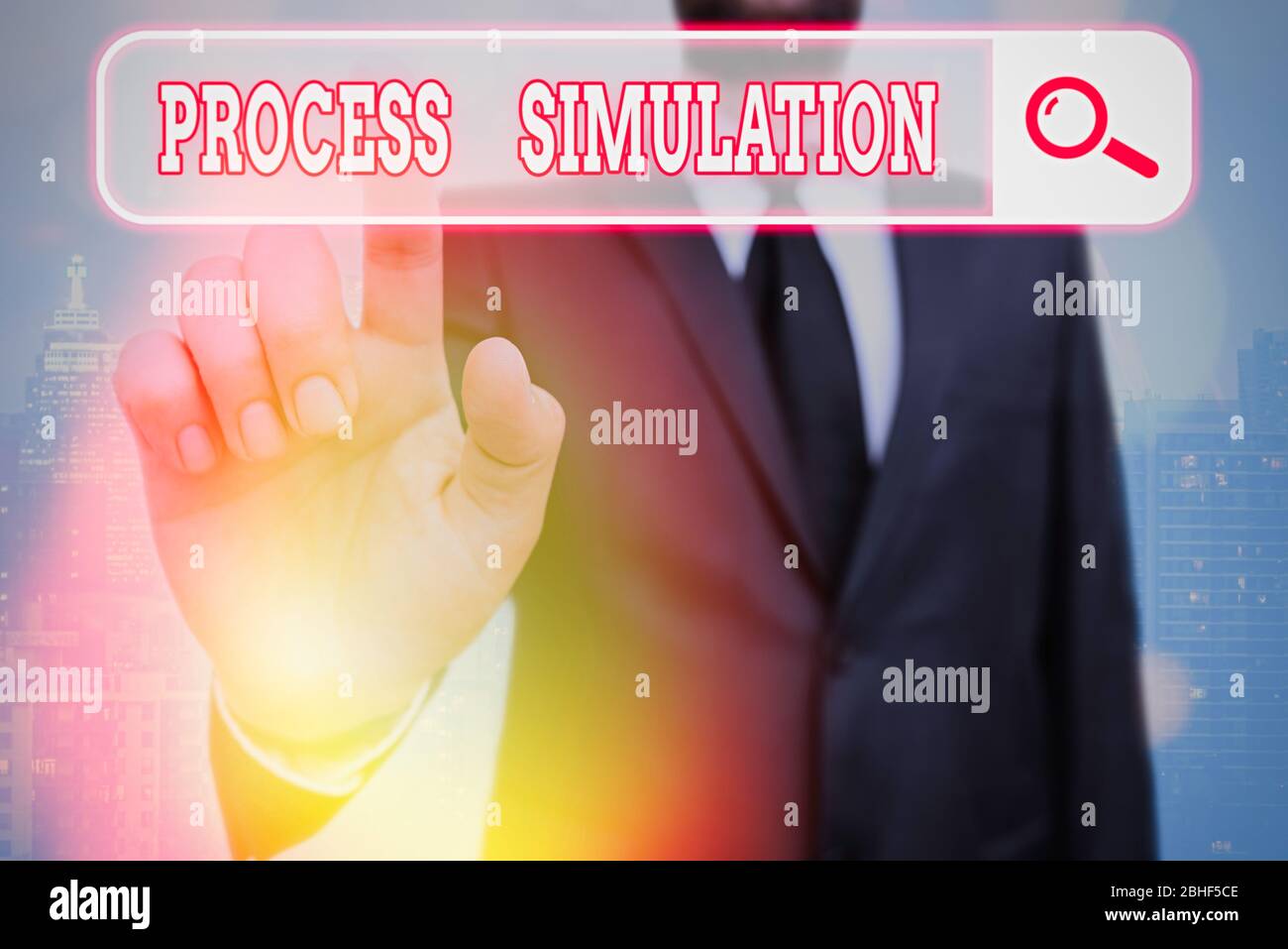 Writing Note Showing Process Simulation Business Concept For Technical