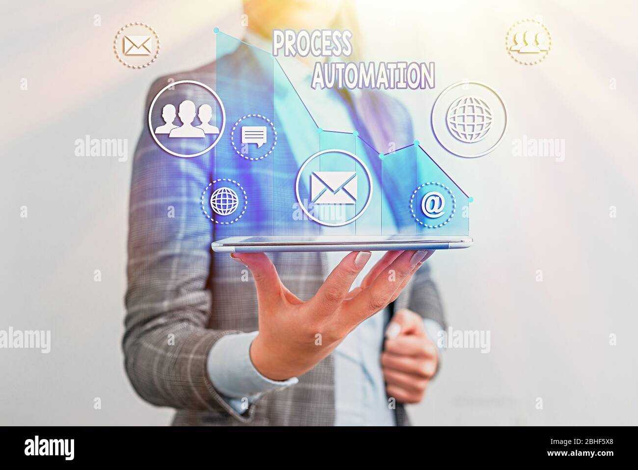 Writing note showing Process Automation. Business concept for ...