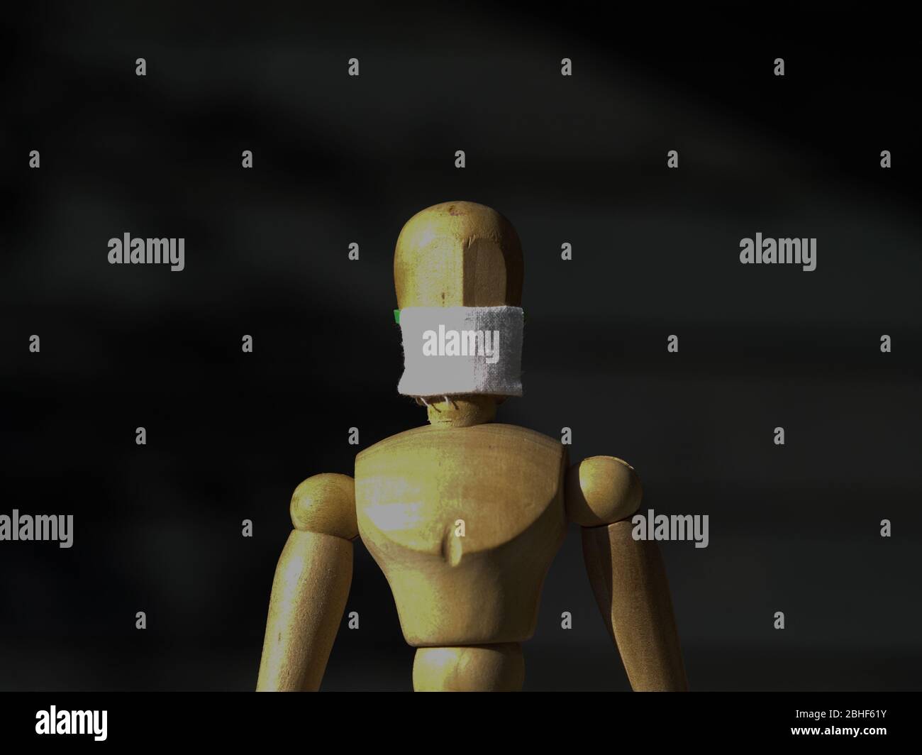 model citizen - artists mannequin with face mask corona virus Covid19 ...