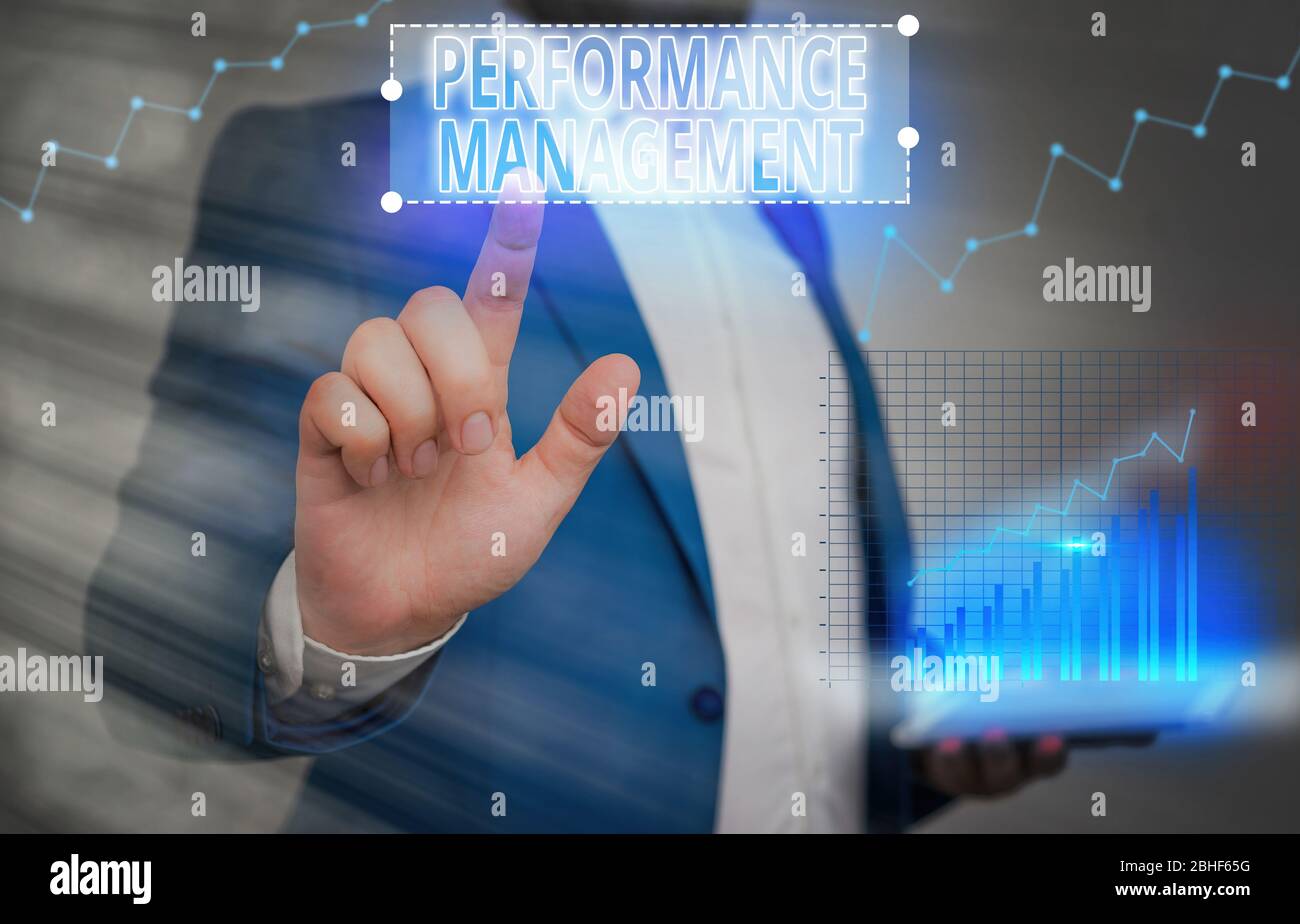 Writing note showing Performance Management. Business concept for ...