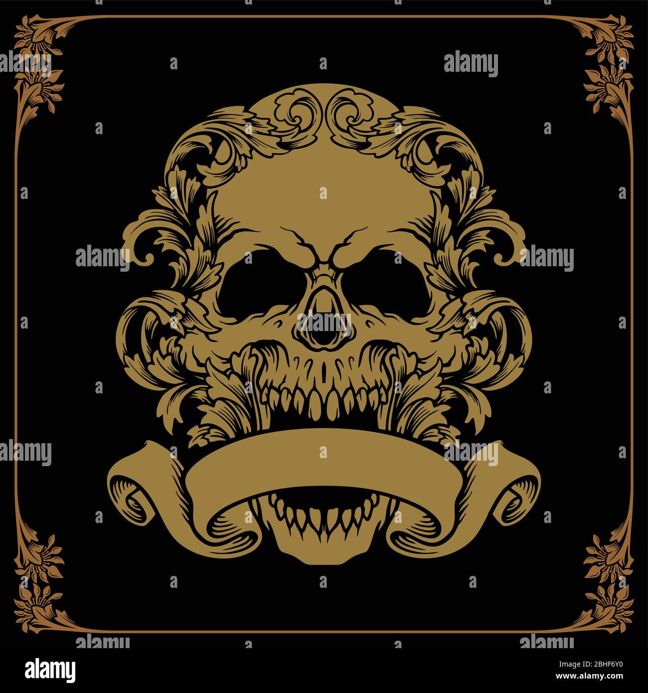 Gold skull hi-res stock photography and images - Alamy