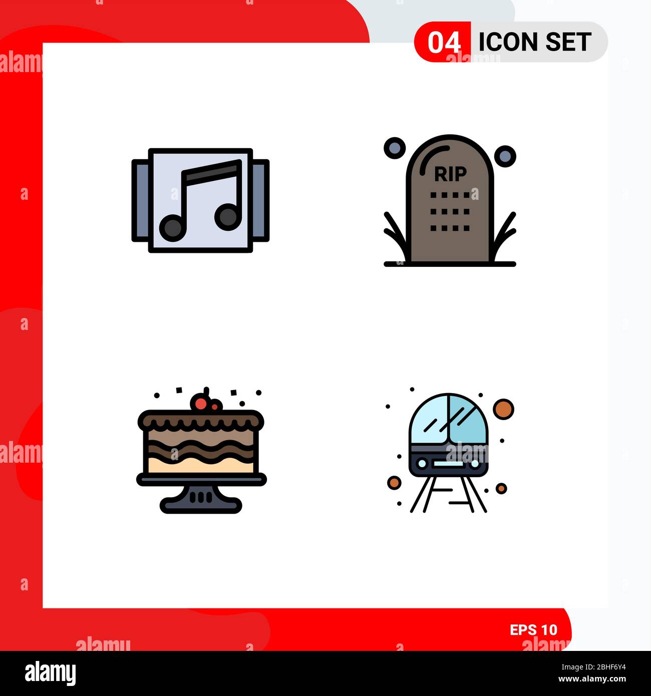 Funeral cake Stock Vector Images - Alamy