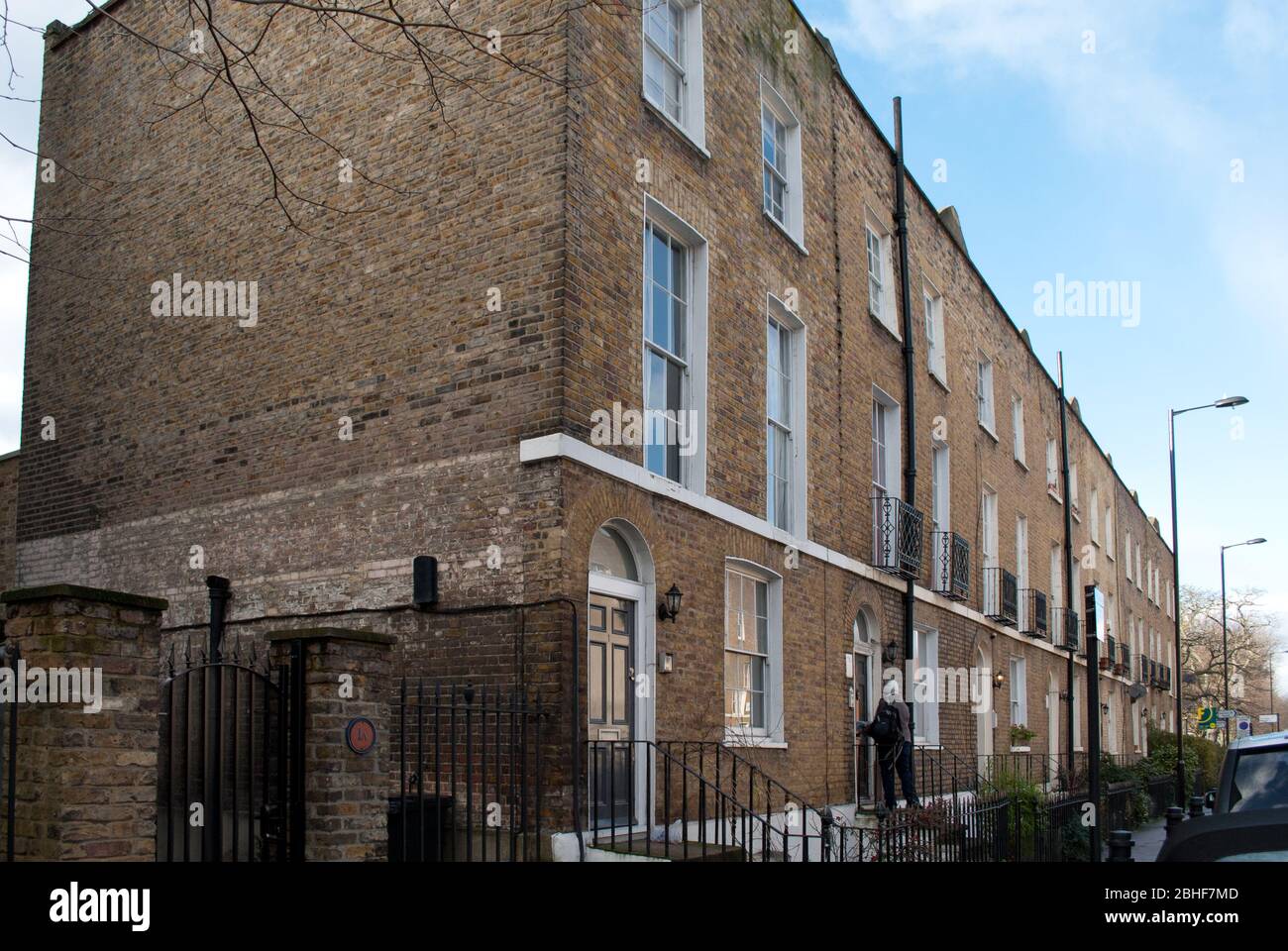 Houses in London Borough of Hackney, EC2 Stock Photo - Alamy