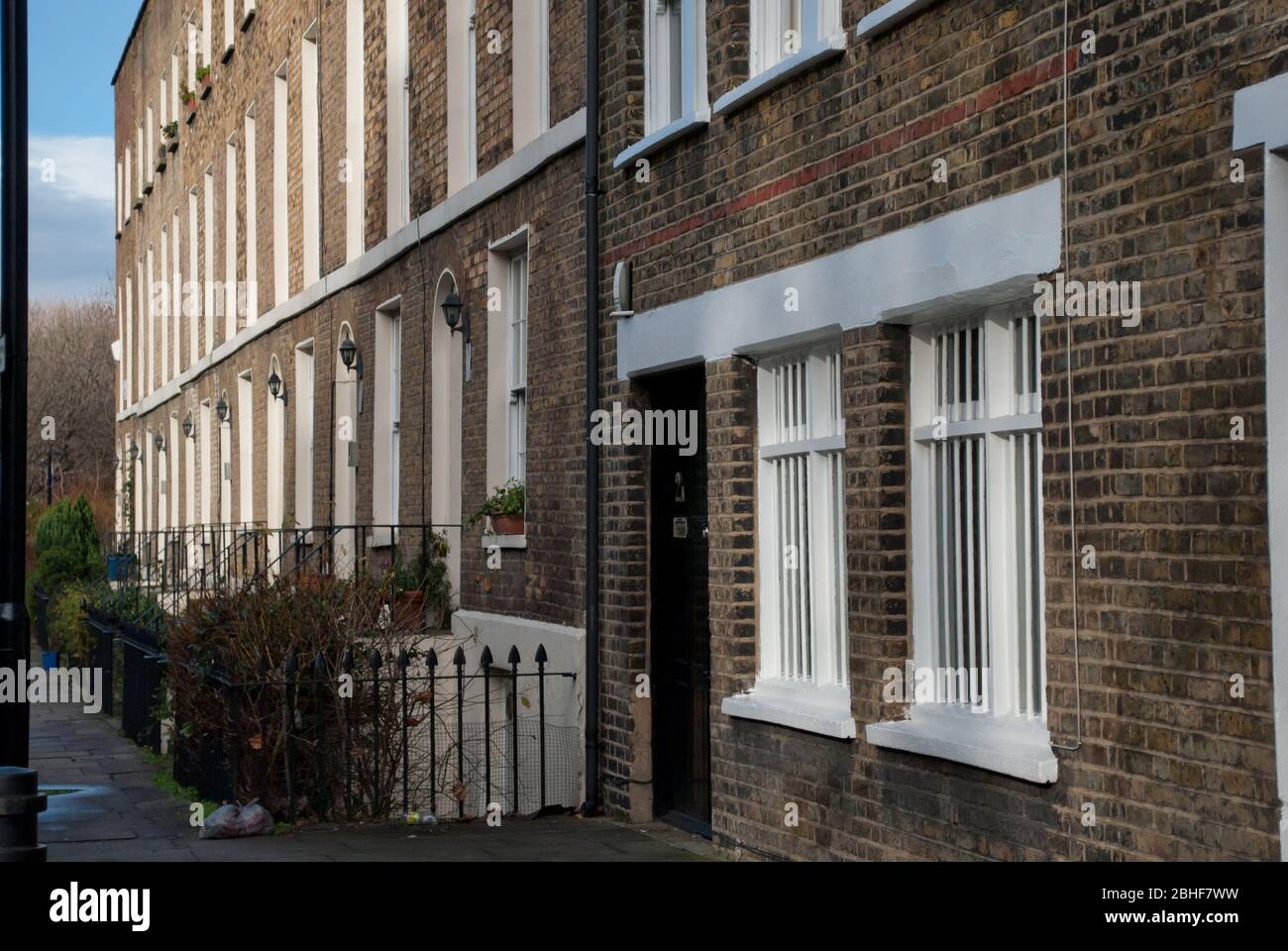 Houses in London Borough of Hackney, EC2 Stock Photo - Alamy