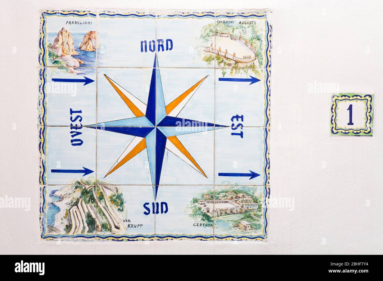 Tiles capri hi-res stock photography and images - Alamy