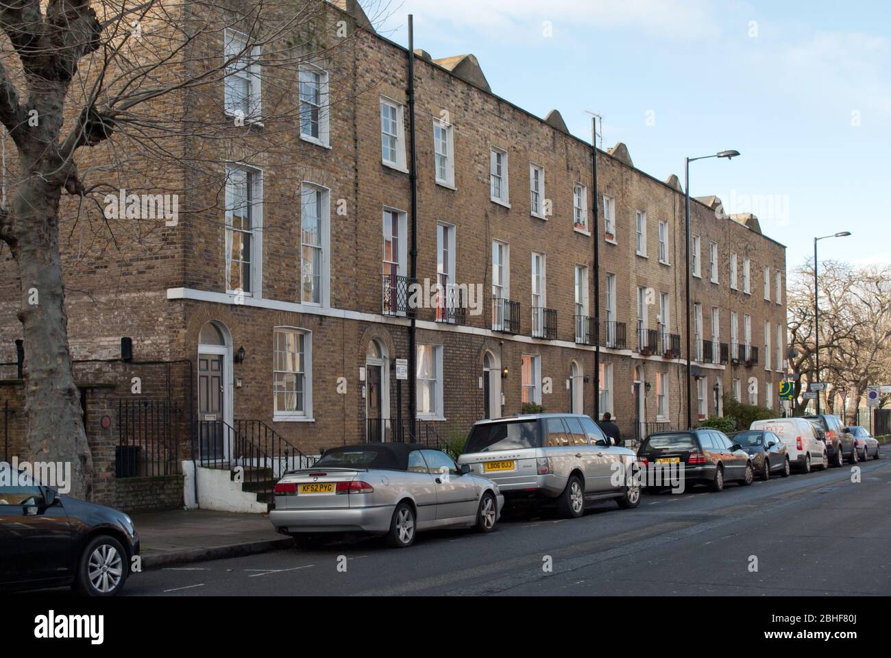 Houses in London Borough of Hackney, EC2 Stock Photo - Alamy