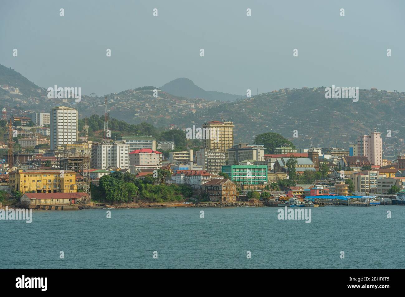 Sierra leone freetown city view hi-res stock photography and images - Alamy
