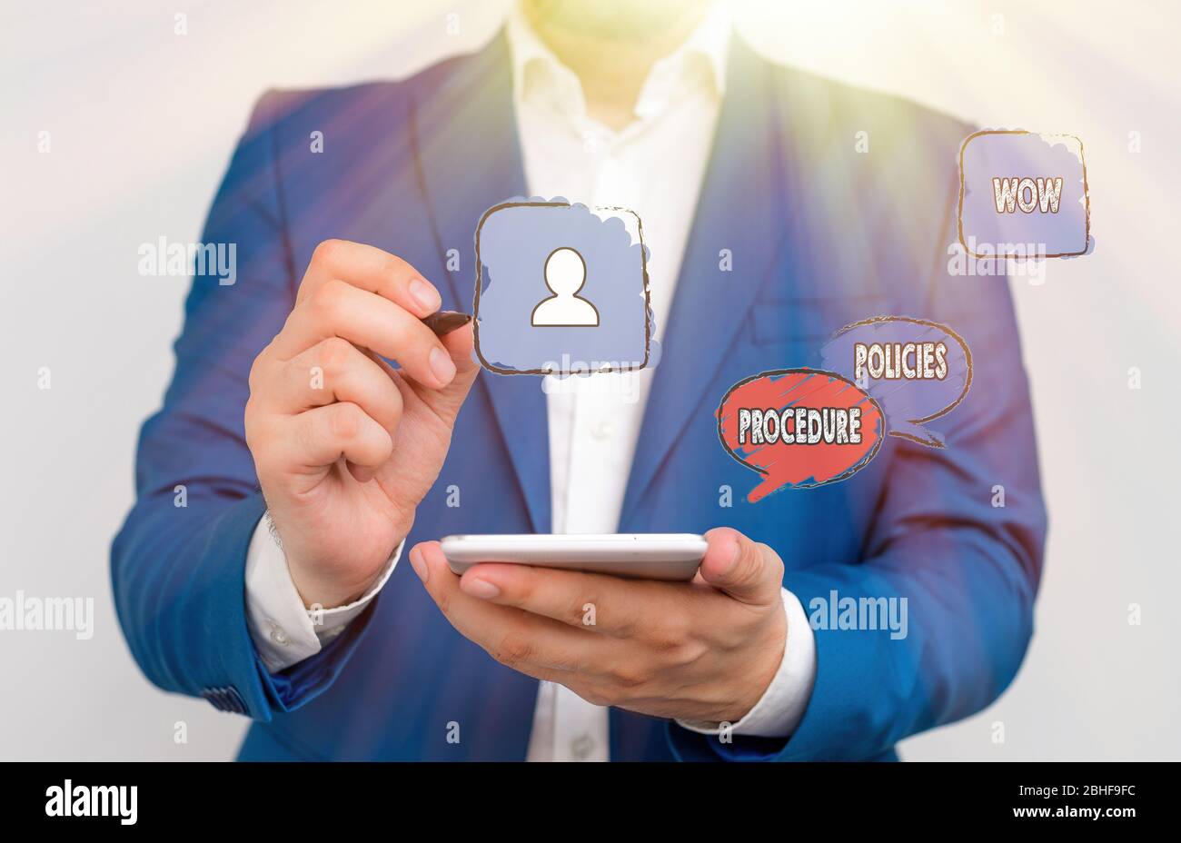 Writing note showing Procedure Policies. Business concept for Steps to ...