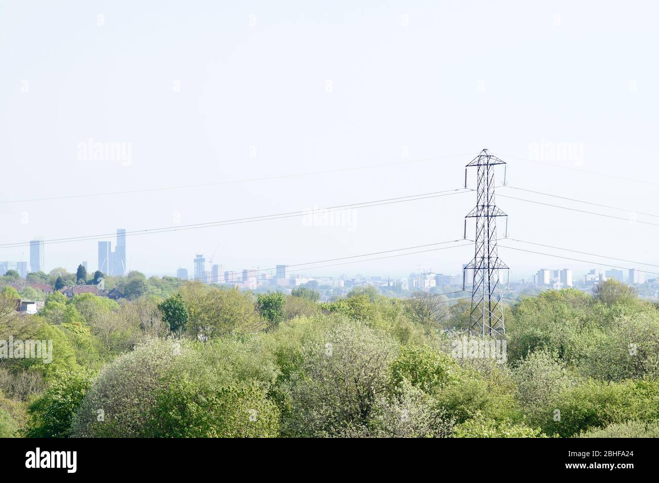 Electricity Power Lines Pylon Tower High Resolution Stock Photography ...
