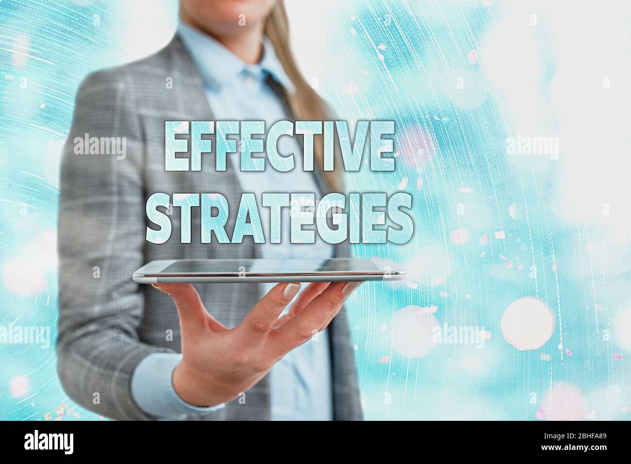 Conceptual hand writing showing Effective Strategies. Concept meaning ...