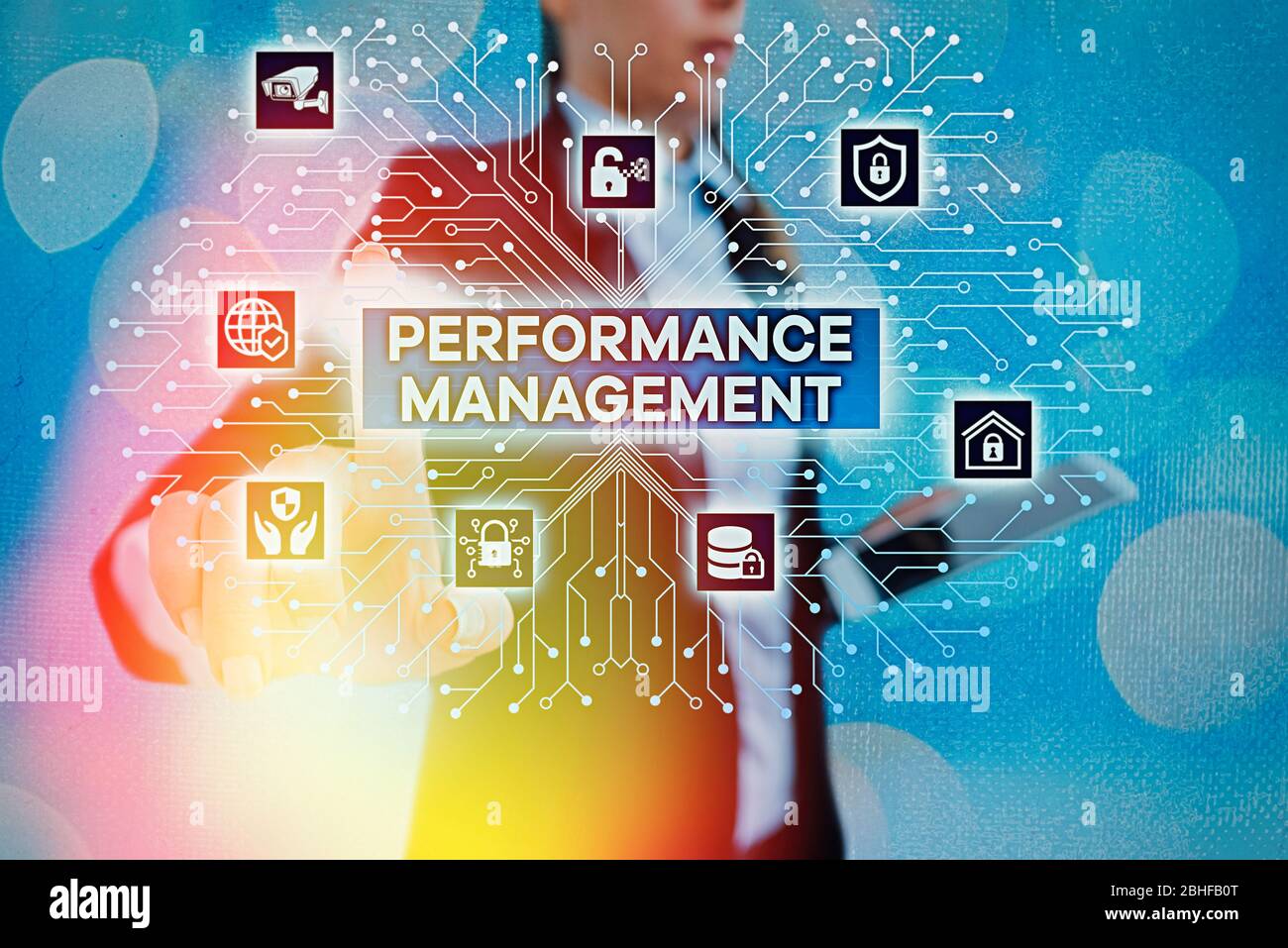 Writing note showing Performance Management. Business concept for ...