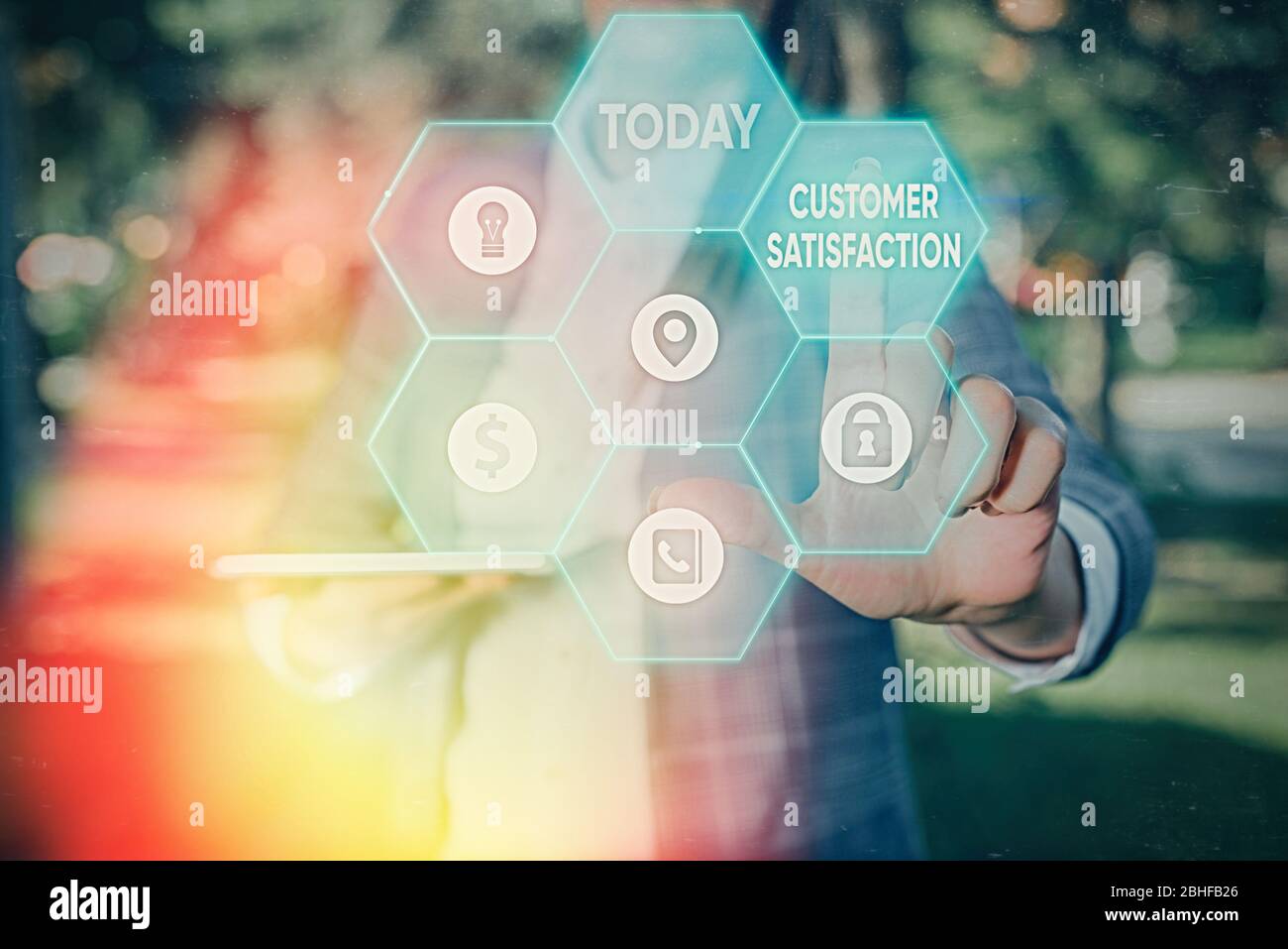 Handwriting text Customer Satisfaction. Conceptual photo Exceed ...