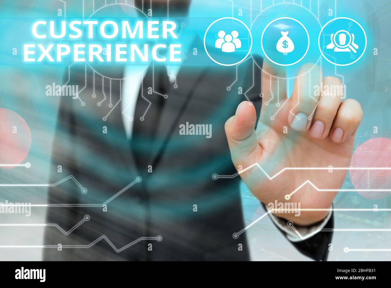 Writing note showing Customer Experience. Business concept for ...