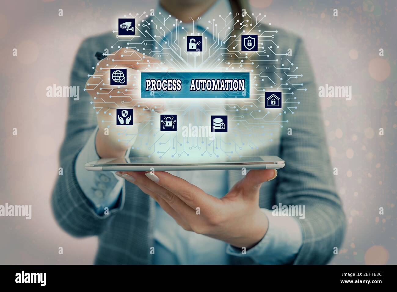 Text sign showing Process Automation. Business photo text ...