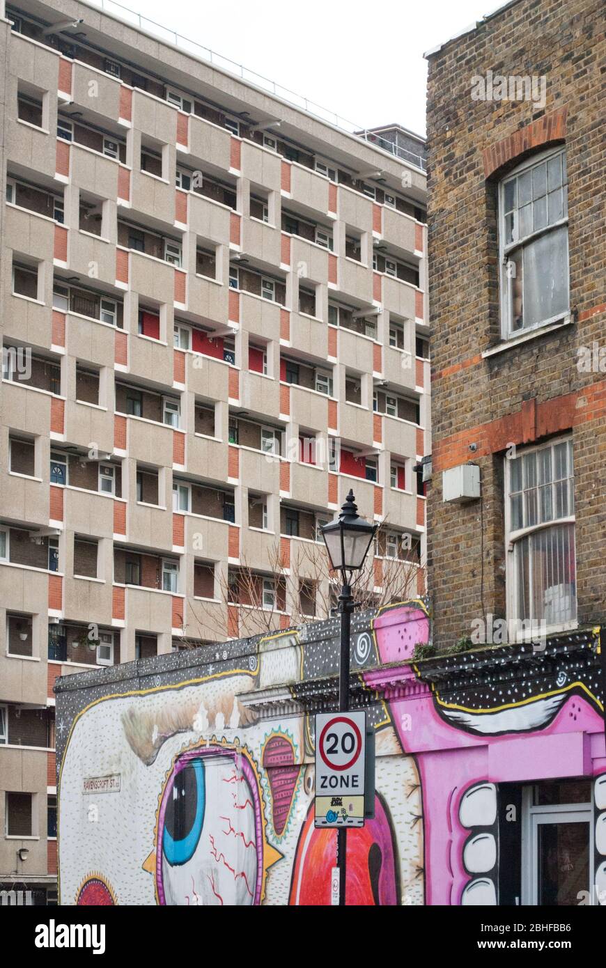 Hackney social housing hi-res stock photography and images - Alamy