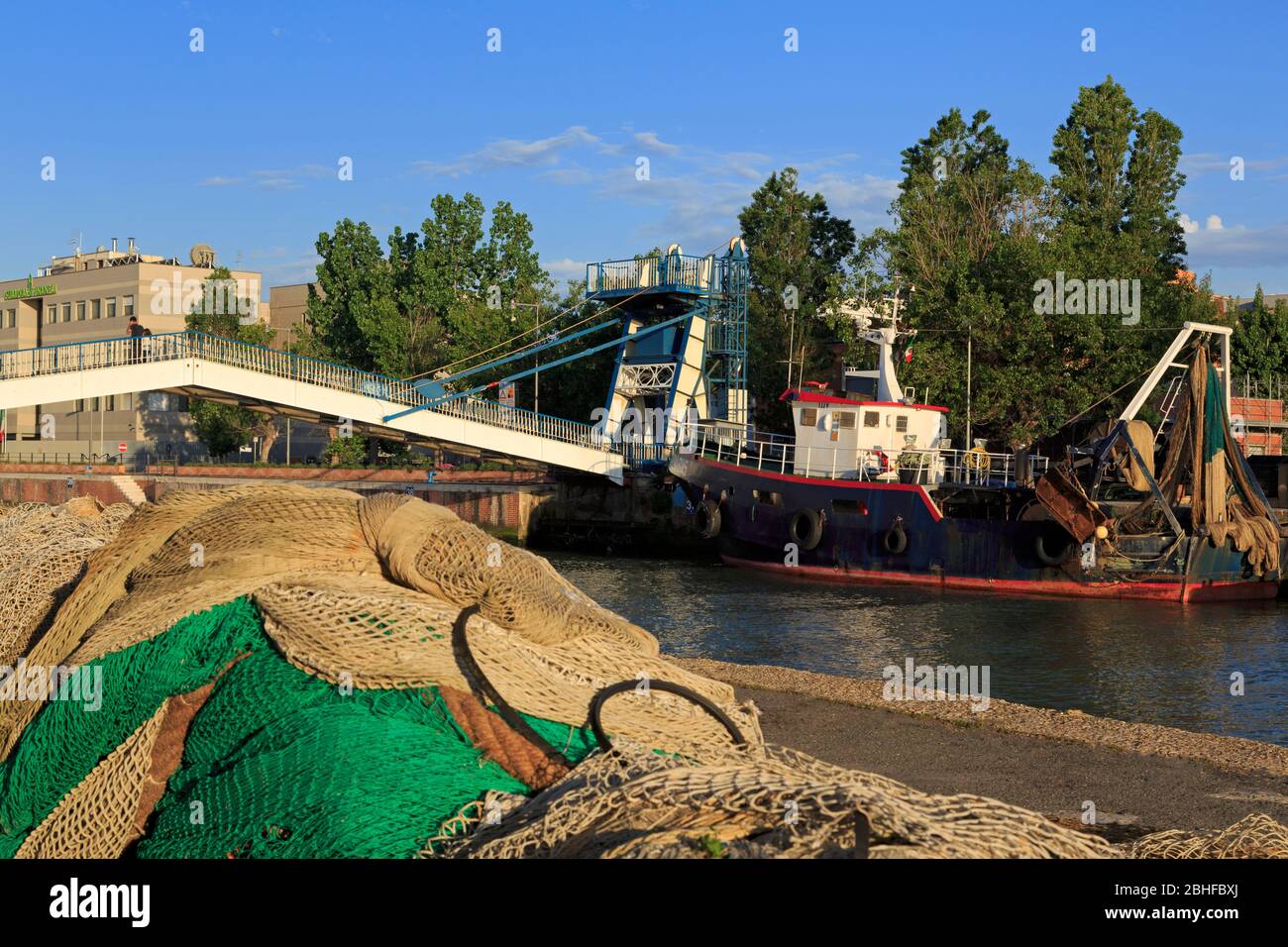 Fishing boat, Port of Fiumicino, Rome, Italy, Europe Stock Photo - Alamy
