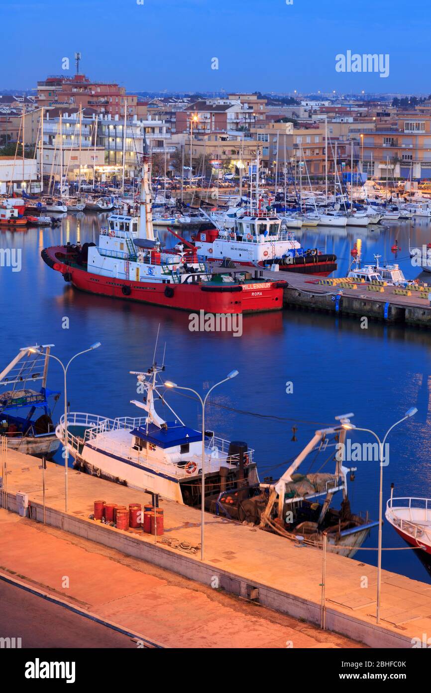 Port of Fiumicino, Rome, Italy, Europe Stock Photo - Alamy