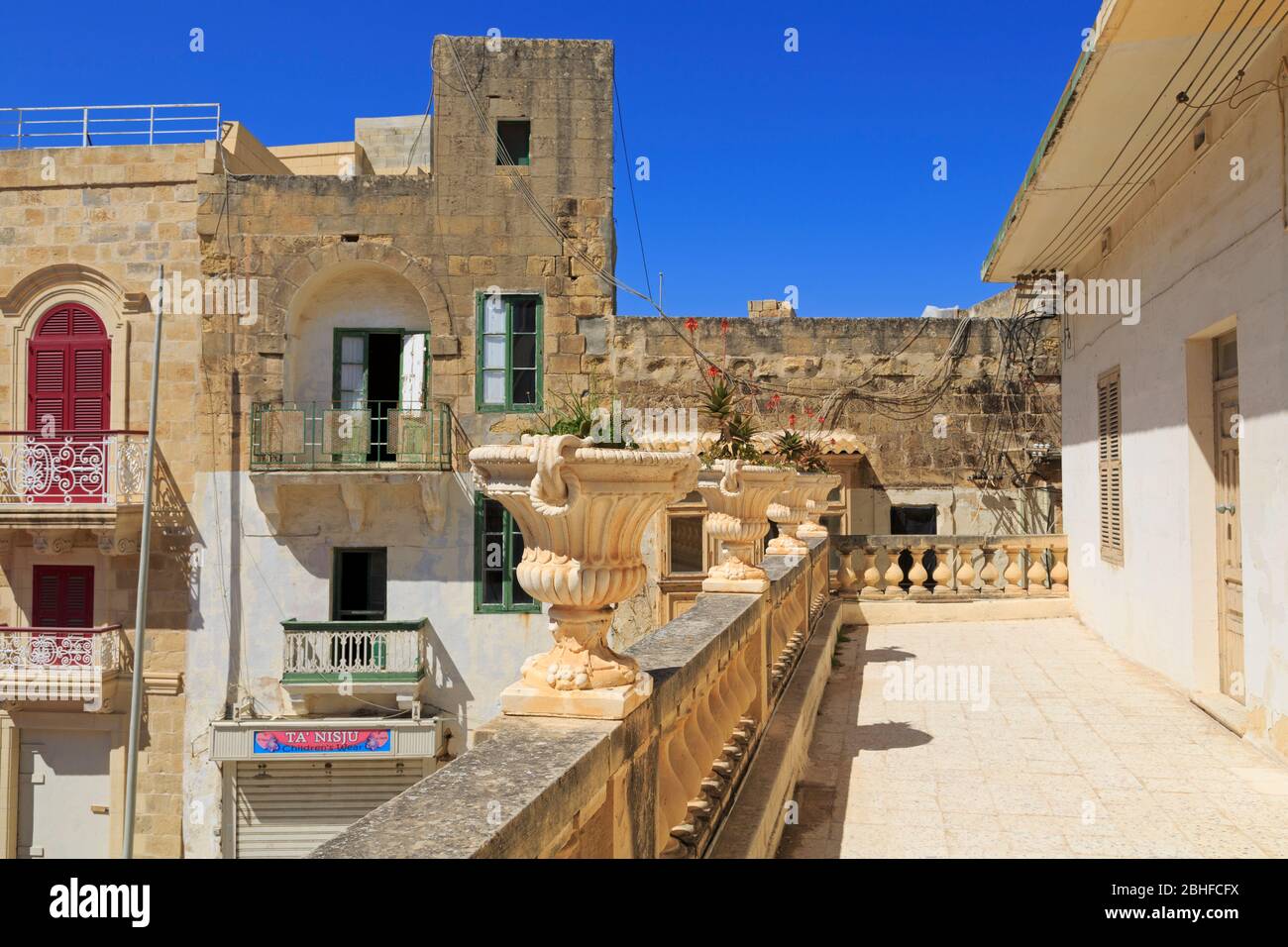 St. George's Square, Victoria City, Gozo Island, Malta, Europe Stock ...