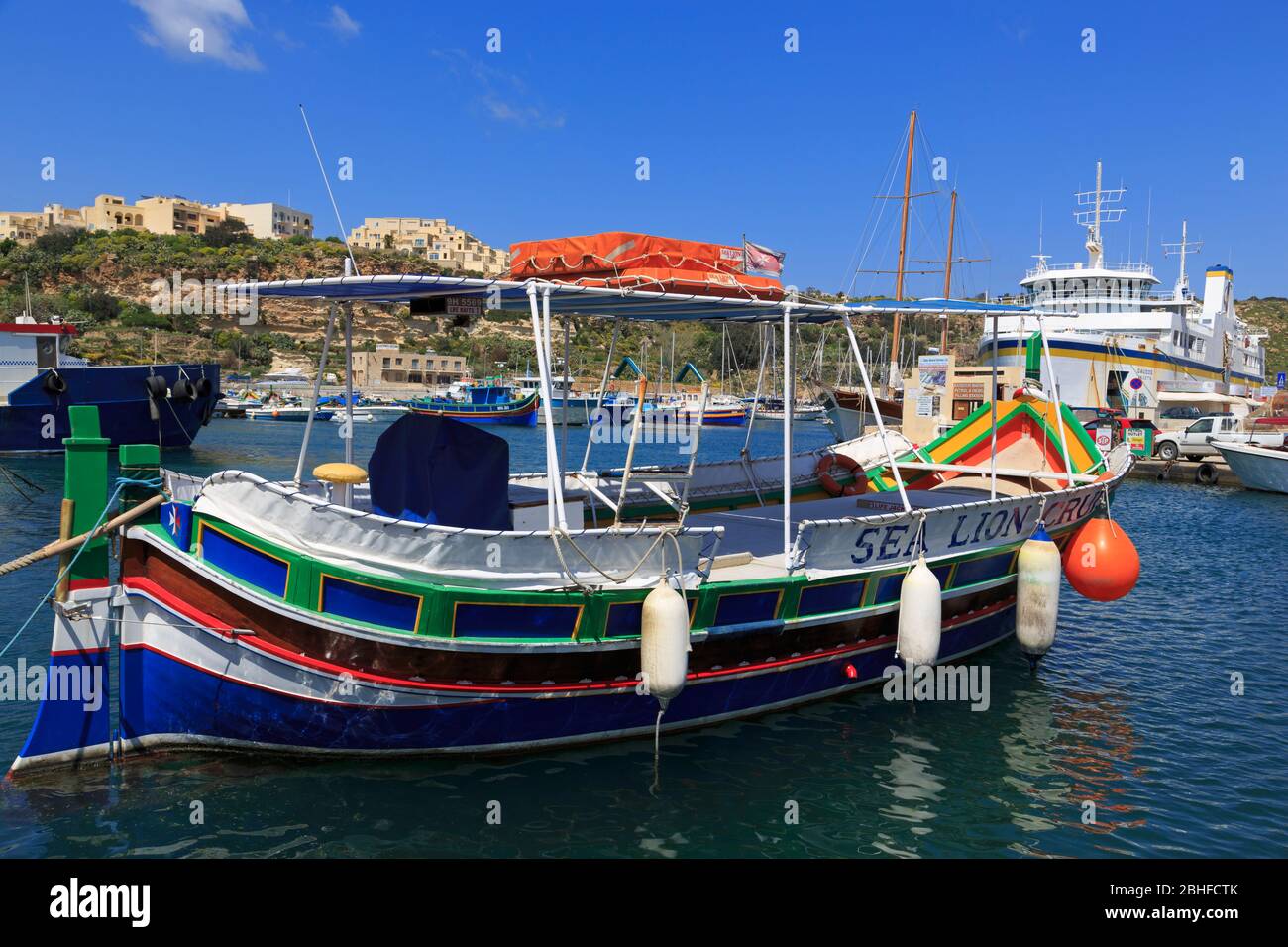 Malta gozo fishing boat hi-res stock photography and images - Alamy