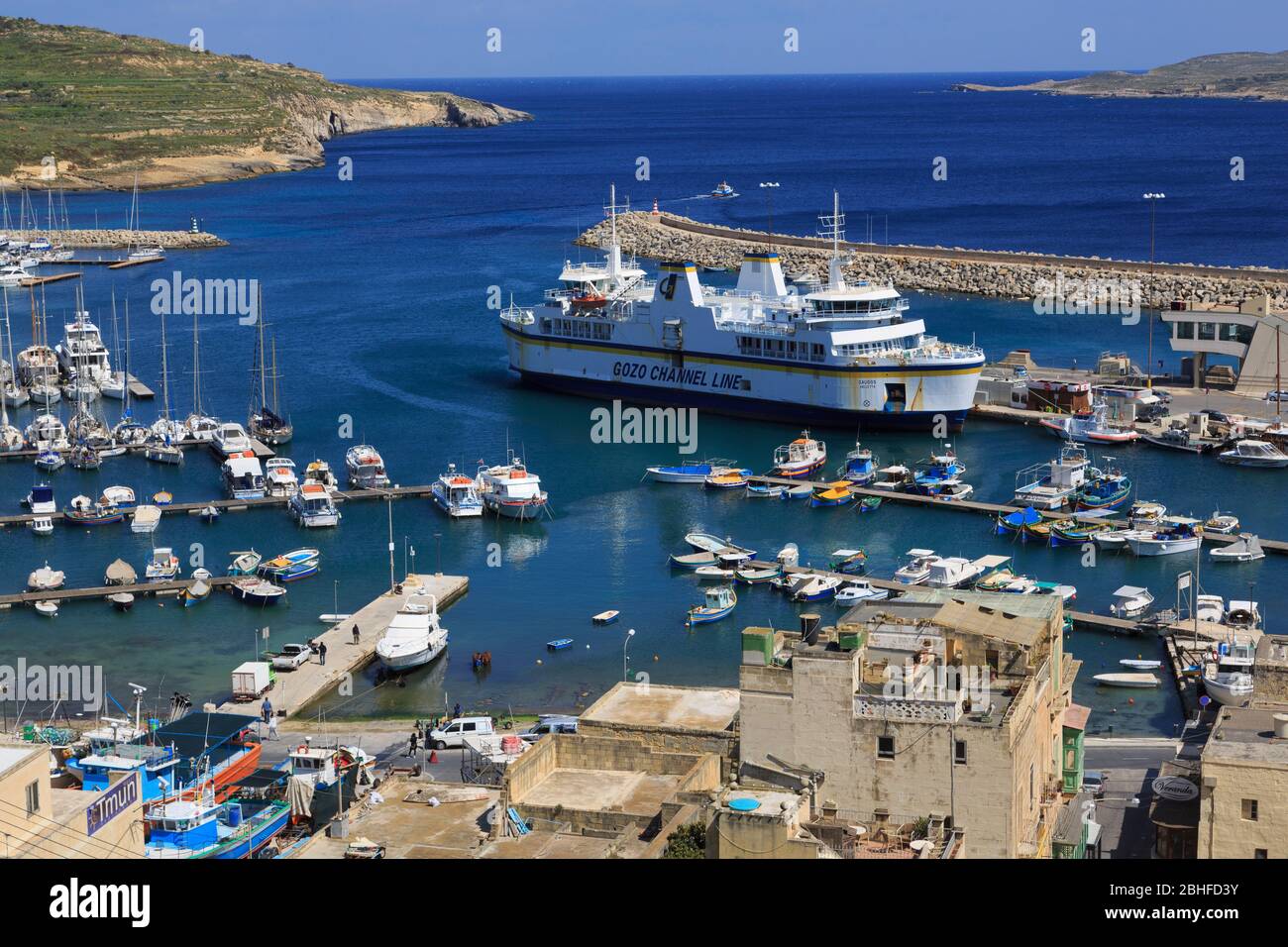 Mgarr ferry hi-res stock photography and images - Alamy