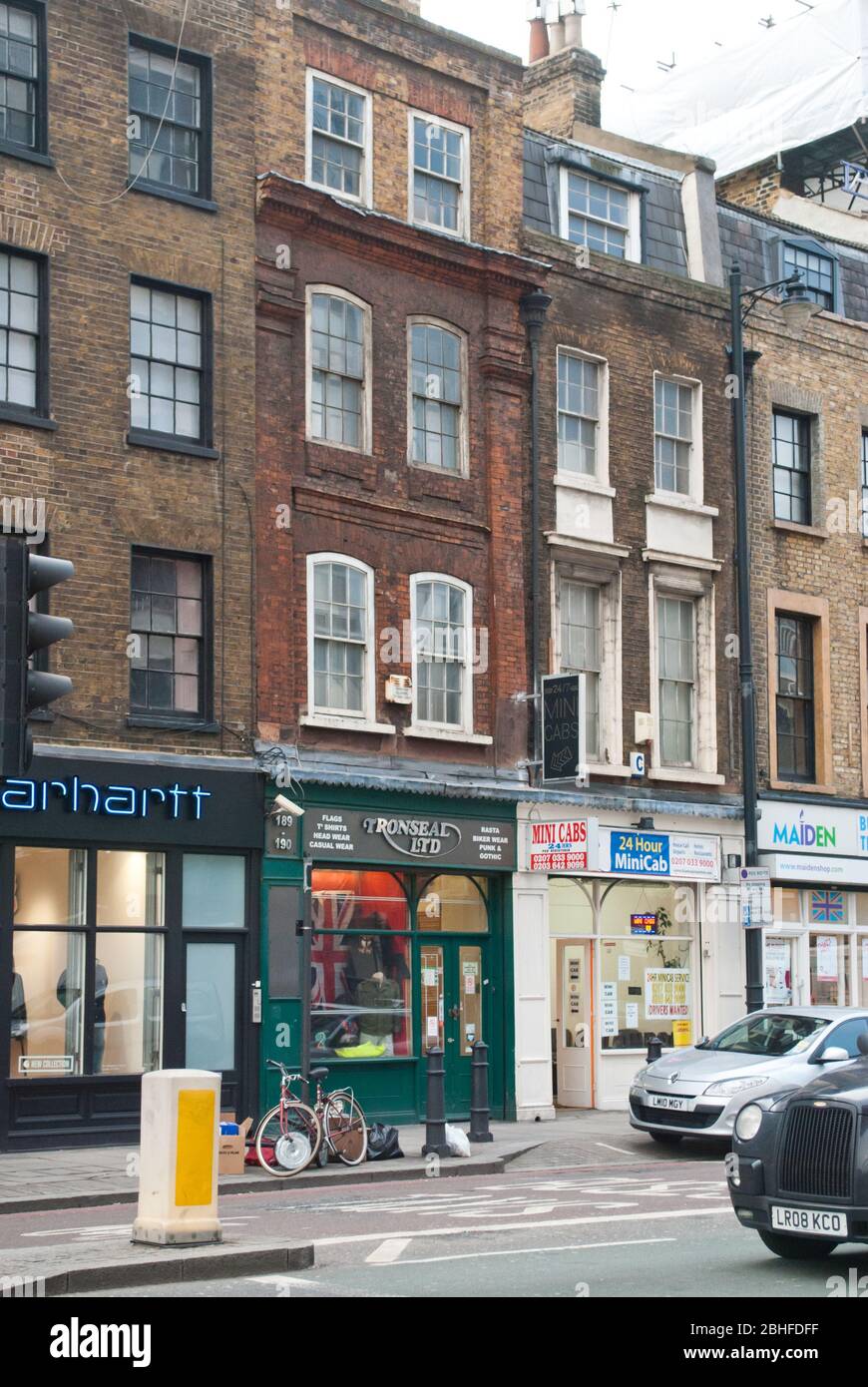 190 Shoreditch High Street, London Borough of Hackney, EC2 Stock Photo ...