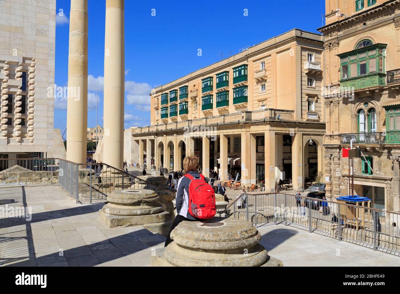 Royal Opera House & Parliament, Valletta, Malta, Europe Stock Photo - Alamy
