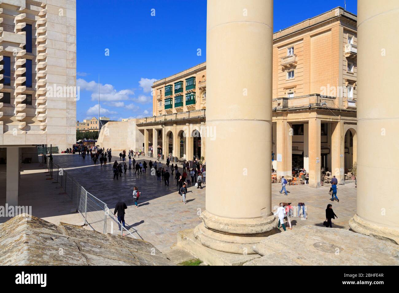 Royal Opera House & Parliament, Valletta, Malta, Europe Stock Photo - Alamy