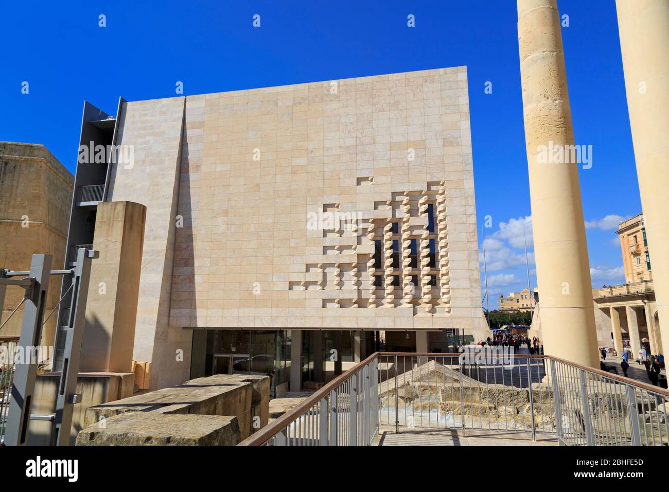Royal Opera House & Parliament, Valletta, Malta, Europe Stock Photo - Alamy