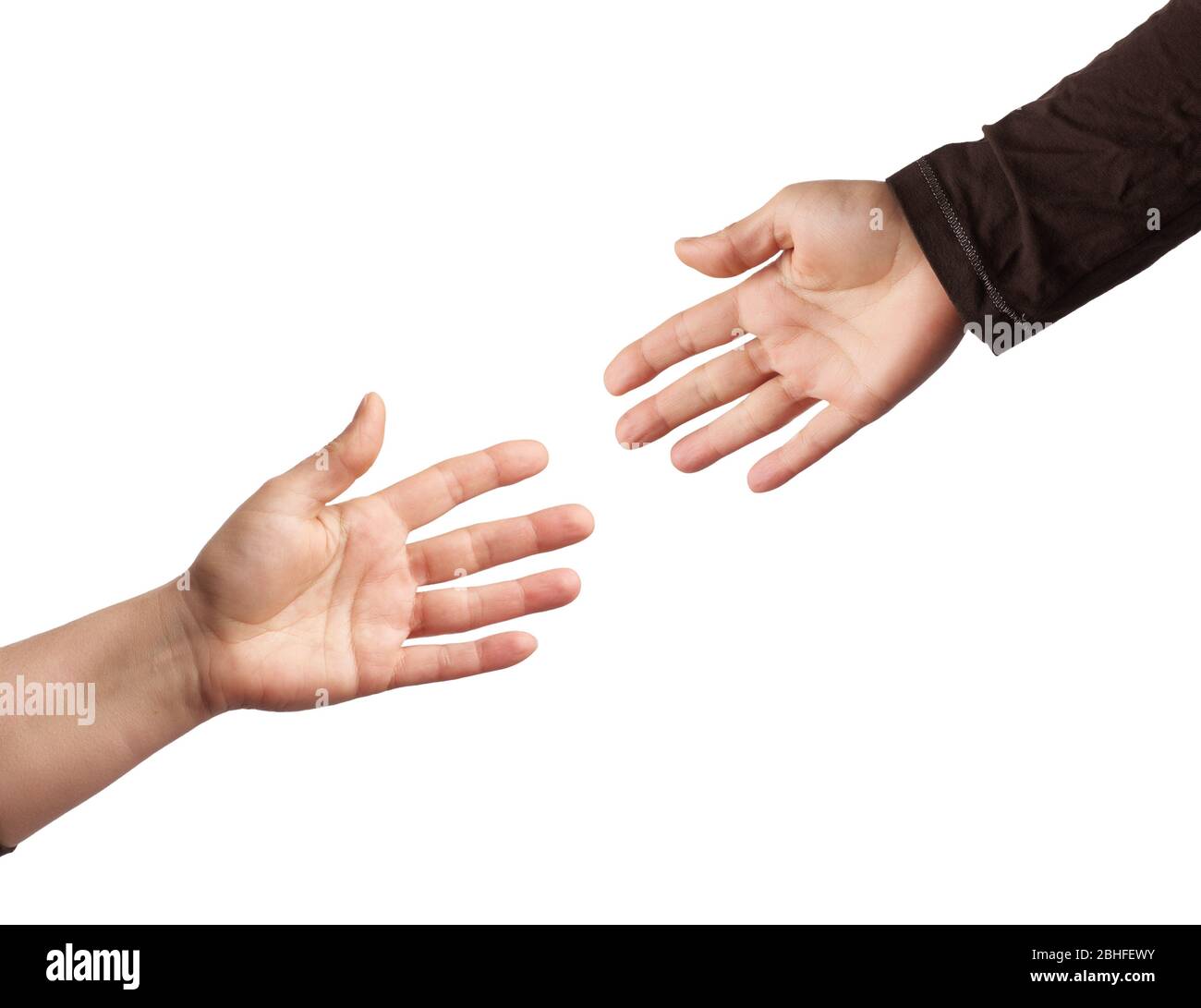 Two hands reaching out hi-res stock photography and images - Alamy