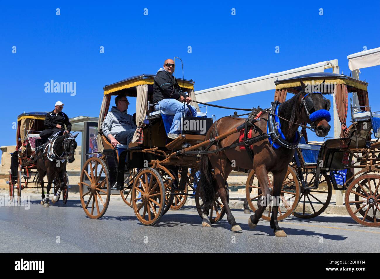 Malta valletta horse carriage hi-res stock photography and images - Alamy