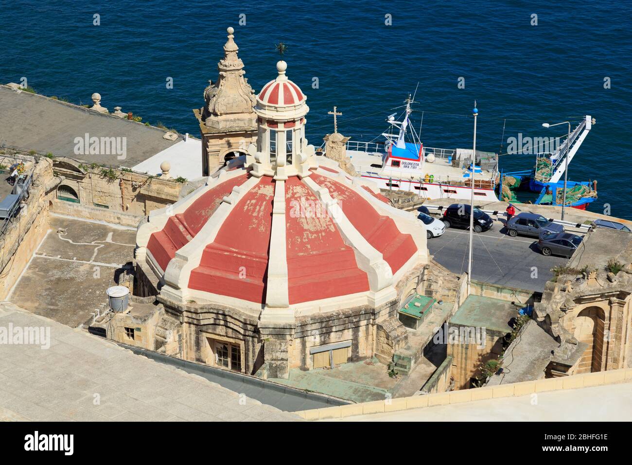 St. Joseph's Church, Barriera Wharf, Valletta, Malta, Europe Stock ...