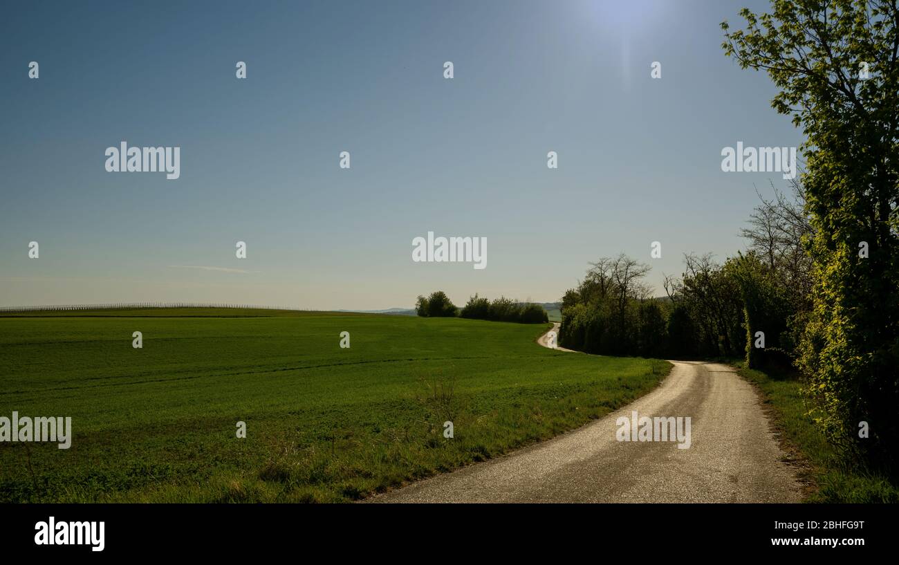 Empty agricultural landscape hi-res stock photography and images - Alamy