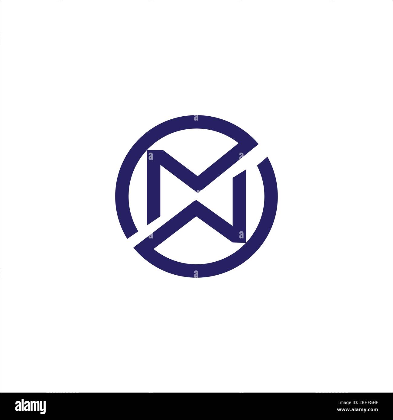 Initial letter wm logo or mw logo vector design template Stock Vector ...