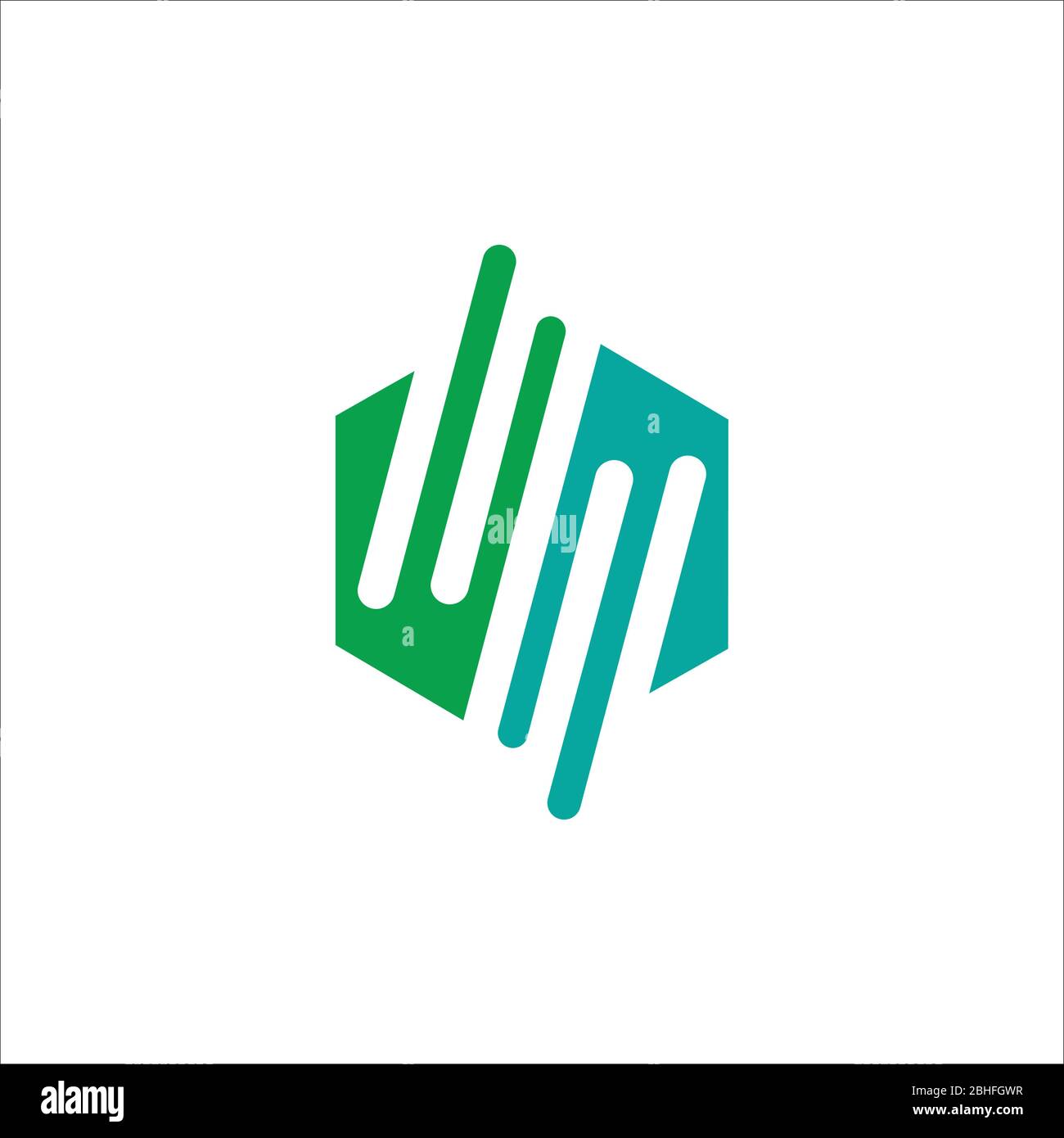 Initial letter wm logo or mw logo vector design template Stock Vector ...