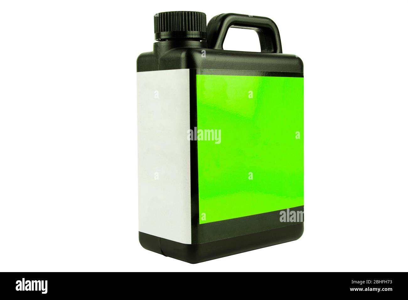 Blank kind of bottle isolated on white background. Cut out. Copy space ...