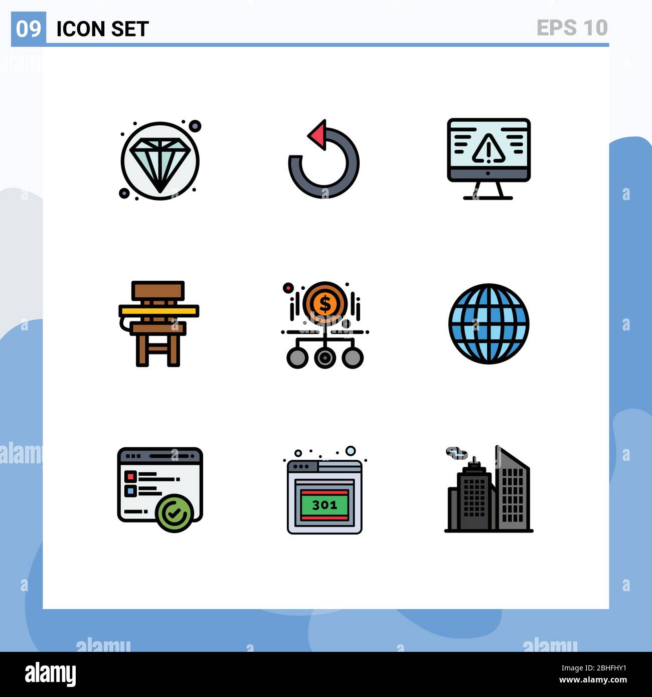 Magnifying class Stock Vector Images - Alamy