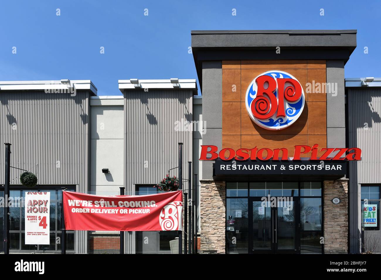Boston Pizza a Canadian restaurant chain with franchises in multiple ...