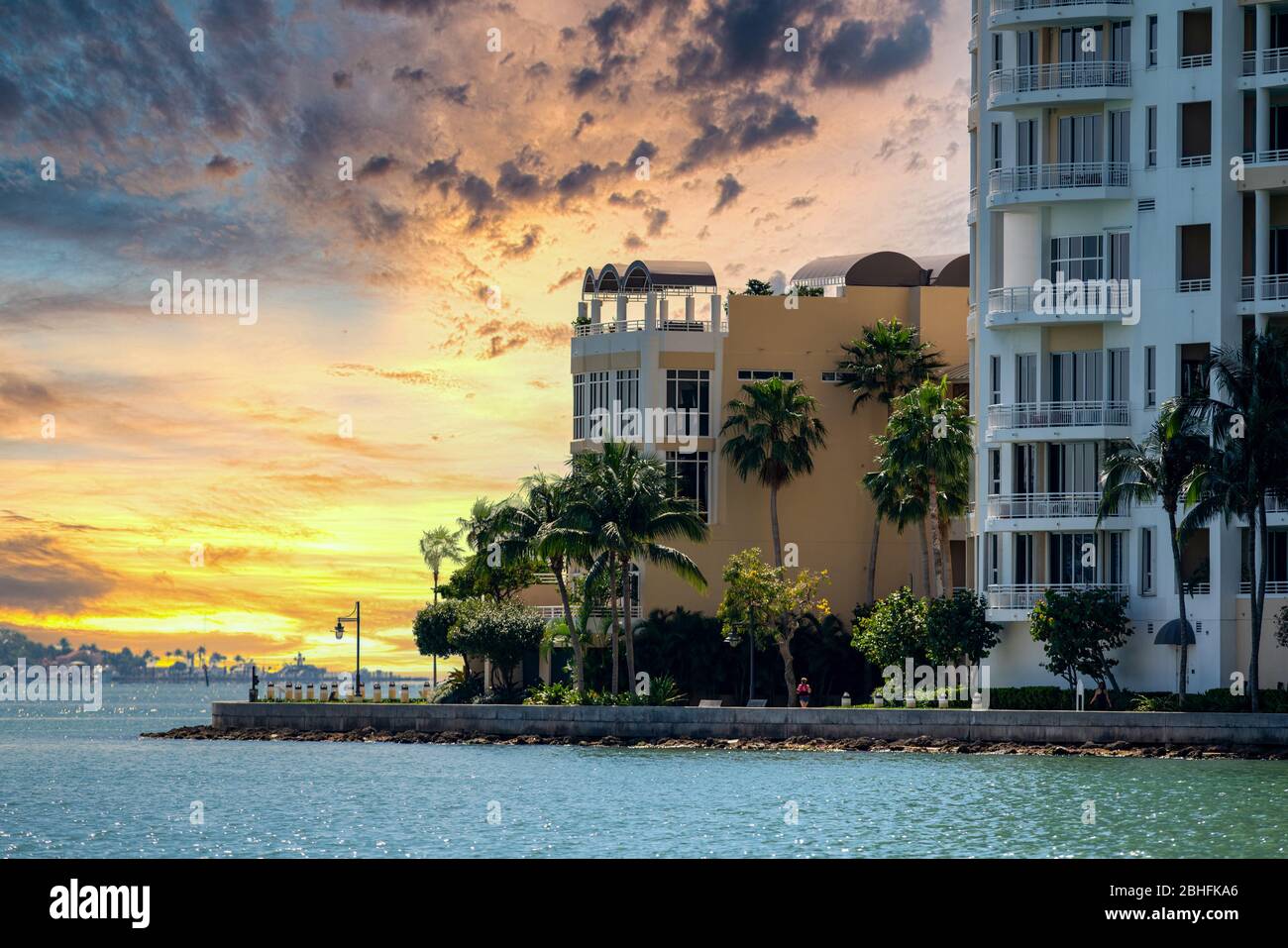 Brickell key miami hi-res stock photography and images - Alamy